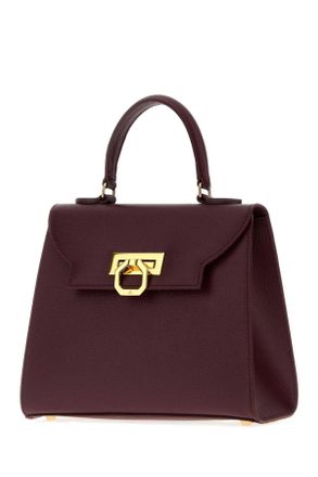 Carbotti Loren Top Handle Bag - Burgundy