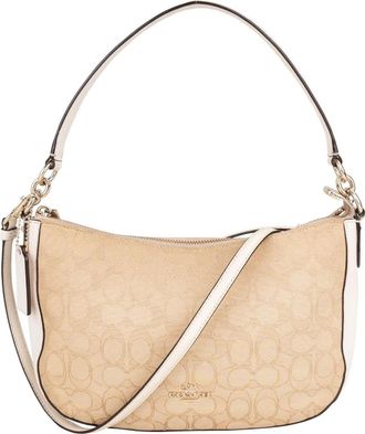 Coach Crossbody Bags - Coach Jacquard Monogram Handbag - Gr. unisize - in Beige - für Damen