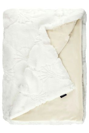 Joop Plaid J! Cozy Cornfllower wei&szlig;, Wei&szlig;, Textil, Uni, 130x170 cm, Double face, Wohntextilien, Decken, Plaids