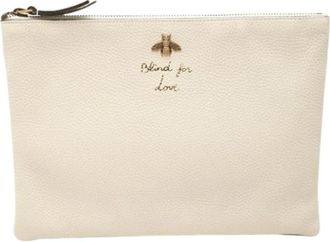 Gucci Sac pochette vintage Pre-owned - Femme - Pre-owned - Blanc - Taille: ONE Size