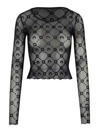 Marine Serre Top - Schwarz