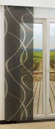 Lysel Schiebegardine Coloma transparent in den Maßen 245 cm x 60 cm