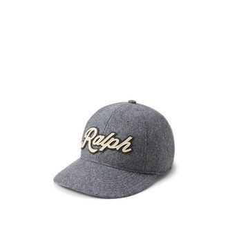 Polo Ralph Lauren Casquette &agrave; logo en laine m&eacute;lang&eacute;e