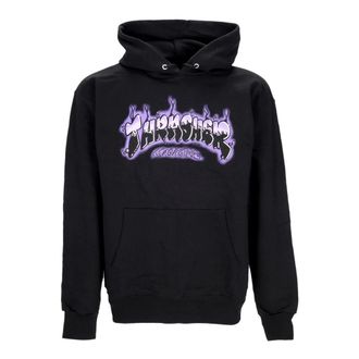 Thrasher Airbrush Hoodie Schwarz/Lila Langarm - - Sweatshirts & Hoodies - Herren - Schwarzk - XL
