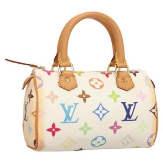 Louis Vuitton Pre-owned Canvas Handtaschen - - Pre-owned - Damen - Wei&szlig; - ONE SIZE