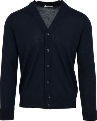 Paolo Pecora Homme, Pulls, Bleu, Taille: 2XL Cardigan