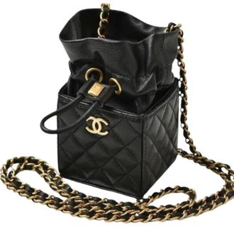 Chanel Sac bandouli&egrave;re vintage doccasion - Femme - Pre-owned - Noir - Taille: ONE Size