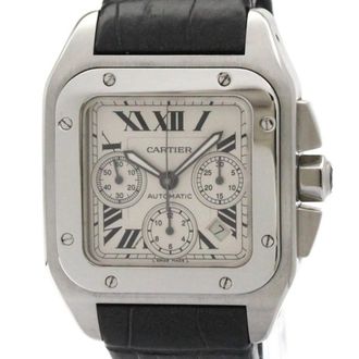 Cartier Uhren - Santos - Gr. unisize - in Silber - f&uuml;r Damen