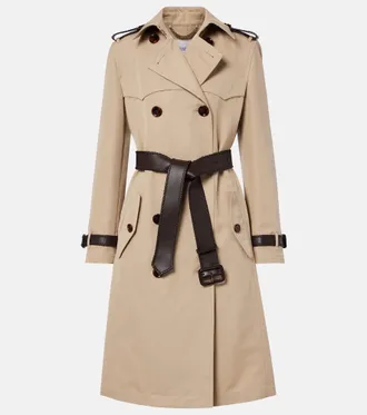 Burberry Trenchcoat Foxfield aus Seide und Baumwolle
