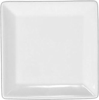 Holst Porzellan YK 1156 Quaderteller flach 19 cm YoYo Kanton, weiß, 19 x 19 x 1.7 cm