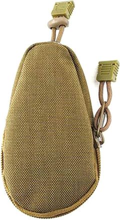 Generic Herren M&uuml;nzgeldb&ouml;rse Rei&szlig;verschluss tragbar klein Nylon Geldb&ouml;rse Halter Schl&uuml;ssel Karte Organizer Beutel Tasche - Hellbraun Stilvolle Mode in Praktis