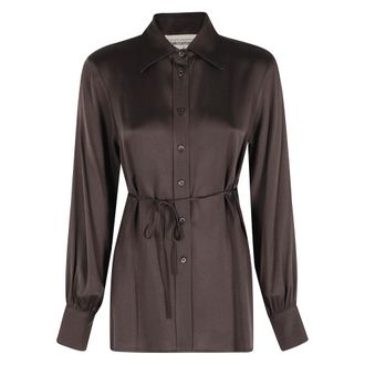 Semicouture Femme, Blouses et Chemises, Brun, Taille: 36 FR Juana Shirt