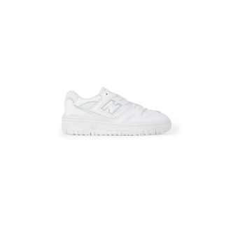 New Balance Femme, Chaussures, Blanc, Taille: 40 EU Baskets Slip-On en Cuir Blanc avec Lacets