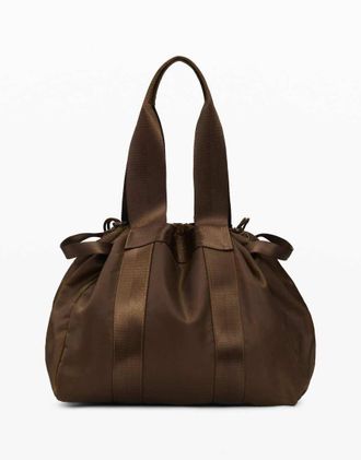Desigual Grand cabas en nylon - Marron
