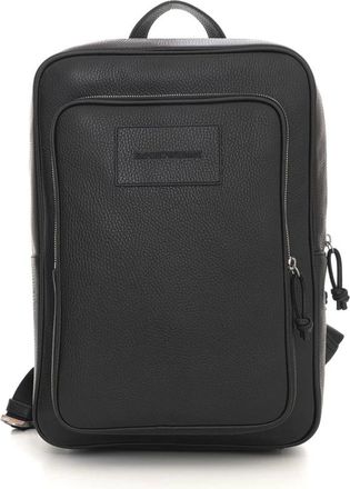 Emporio Armani Homme, Sacs, Noir, Taille: ONE Size Sac &agrave; dos en cuir