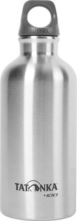 Tatonka Trinkflasche Stainless Steel Bottle 0,4l - Unzerbrechliche Flasche aus Edelstahl - schadstofffrei (BPA-frei), rostfrei, lebensmittelecht, spülmaschine