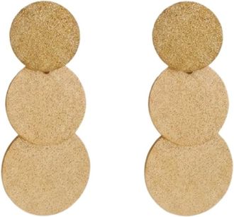 Dansk Copenhagen LIV Boucle doreille 2en1 - Femme - Accessoires - Jaune - Taille: ONE Size