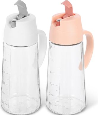 UPKOCH 2stücke Glas Ölspender Im Papageien-design Ölflasche Mit Für Essig Und Sojasauce Bequem Und Einfach Zu Bedienen Für Küche Und Tisch