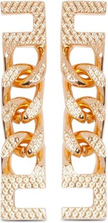 Elisabetta Franchi Ohrringe mit Kettengliedern - Gold