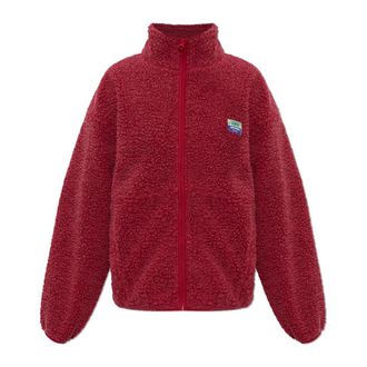 American Vintage Femme, Sweatshirts et sweats &agrave; capuche, Rouge, Taille: 40/42 FR Hoktown Fleece Jacket