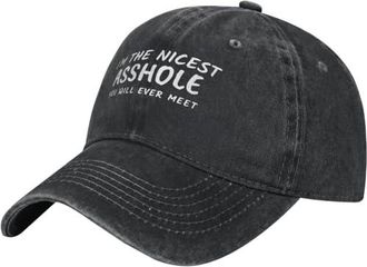Generic Casquettes De Golf Je suis Le Plus Gentil des Connards Que Tu Auras Jamais Vu. Classique Pare-Soleil Casquette Anti-Soleil Chapeau Soleil pour Randonn