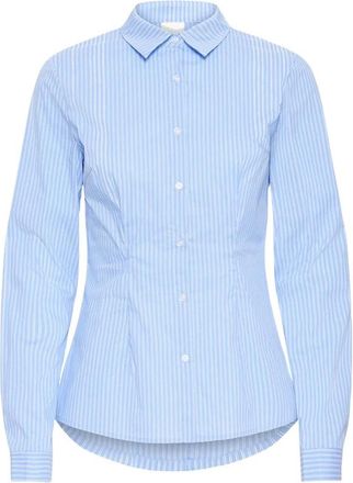 Ichi Ichi, Femme, Blouses et Chemises, Bleu, Taille: 36 FR Chemises