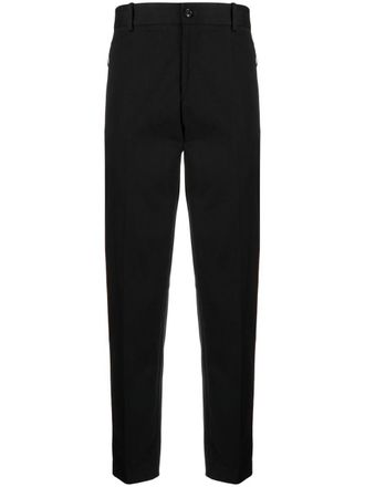 Moncler Tapered-Hose mit Streifen - Schwarz