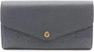 Louis Vuitton Portefeuille long (bi-pli) Pre-owned - Femme - Pre-owned - Bleu - Taille: ONE Size
