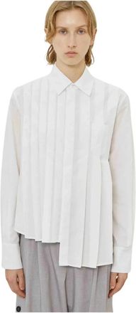 Meimeij Femme, Blouses et Chemises, Blanc, Taille: 44 FR camicie Poliestere