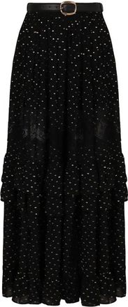 Self Portrait Femme, Jupes, Noir, Taille: 38 FR Skirts
