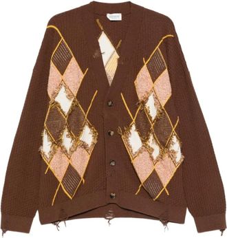 Laneus Homme, Pulls, Brun, Taille: S Cardigans