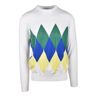 Ballantyne Baumwolle Kaschmir Pullover - - Knitwear - Herren - Mehrfarbig - 3XL