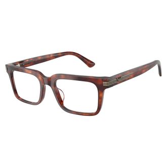 Emporio Armani Square Optical Frame - - Accessories - Herren - Rot - 53 MM