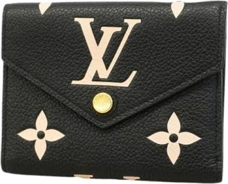 Louis Vuitton Pre-owned Vintage Canvas Tri-fold Wallet - Femme - Pre-owned - Noir - Taille: ONE Size