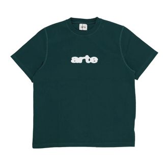 Arte Homme, Tops, Vert, Taille: M Tee-shirt Vert Brodé Blur