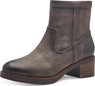 s.Oliver Damen Stiefeletten mit Absatz Elegant Vegan, Braun (Cigar), 40 EU