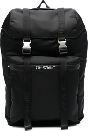 Off-white Homme, Sacs, Noir, Taille: ONE Size Outdoor Flap Backpack