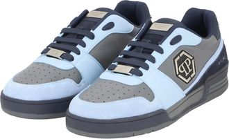 Philipp Plein Low-Top Sneaker - Lo-Top Turnschuhe P-Force 78 - Gr. 39 (EU) - in Blau - f&uuml;r Damen