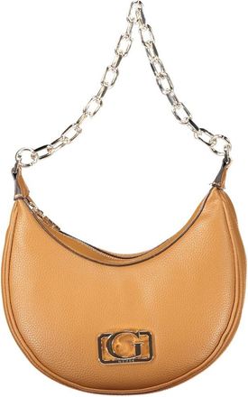 Guess Braune Polyethylen-Handtasche