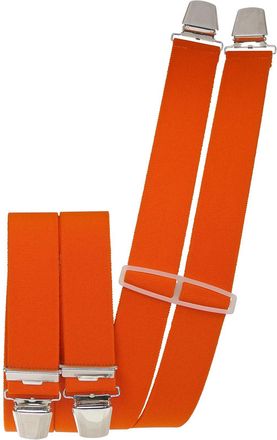 Harrys-Collection Herren Hosentr&auml;ger 2 Gr&ouml;&szlig;en gro&szlig;er Farbauswahl, Gr&ouml;&szlig;en:130 cm, Farben:orange