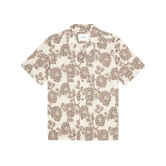Les Deux Kurzarmhemden - - Shirts - Herren - Beige - M