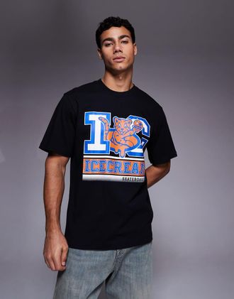 Icecream T-shirt &agrave; motif Cubs - Noir