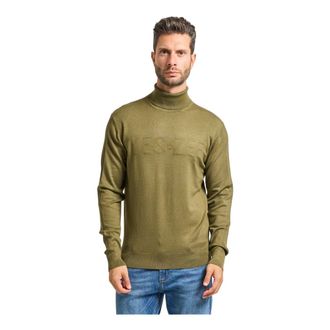 Yes-Zee YES Zee, Homme, Pulls, Vert, Taille: 2XL Pull Col Roul&eacute;