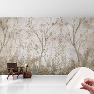 Tulup Fotomurale Adesivo - Parete Decorativa - Decorazione Casa - Stile Moderno Parete - Angolo Boschivo 416x254 Cm