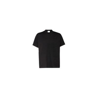 Burberry Logo-gepr&auml;gtes T-Shirt - - Tops - Herren - Schwarzk - XS