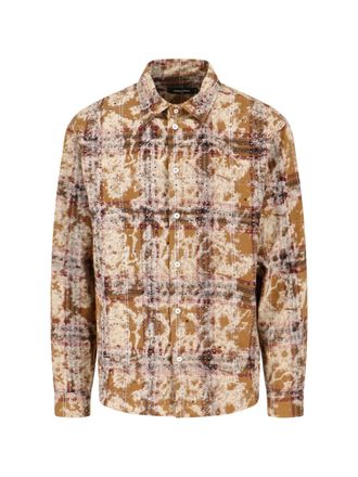 Dsquared2 Bleached Sparkly Check Shirt