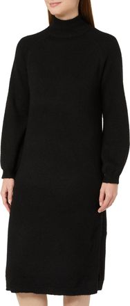 Vero Moda Y.A.S Damen YASBALIS LS Funnel Knit Dress S. NOOS Strickkleid, Black, Small