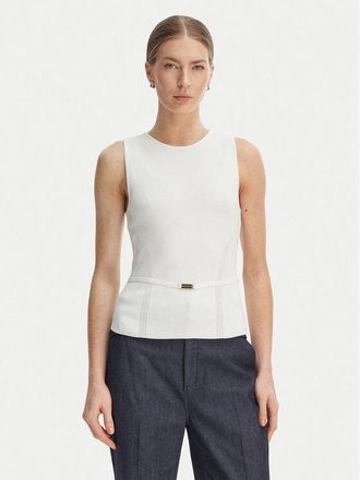 Guess Bluse G6GR23 Z0760 Creme Regular Fit