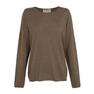 Cortana Unisex Rundhals-Pullover - - Knitwear - Damen - Grau - 2XL