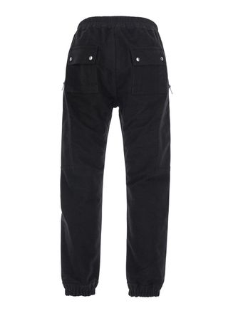 Rick Owens Mens Cargo Pants Heizer Black Trousers